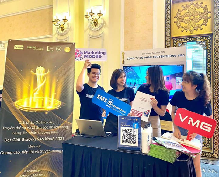 Giải pháp SMS Brandname của VMG giành Giải thưởng Sao Khuê ngay năm đầu ...