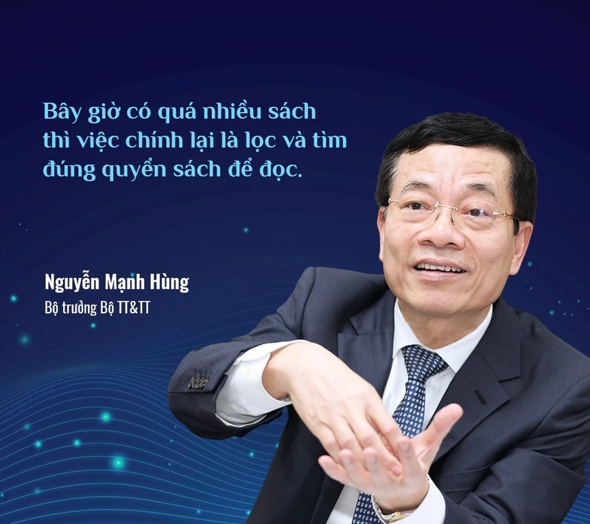 Bộ trưởng Nguyễn Mạnh Hùng nói về đọc sách - Vietnam Store